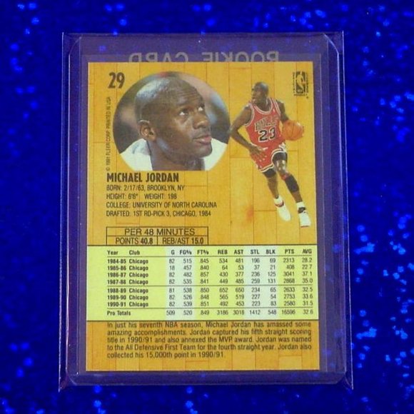 NBA | Other | Michael Jordan Fleer Card | Poshmark
